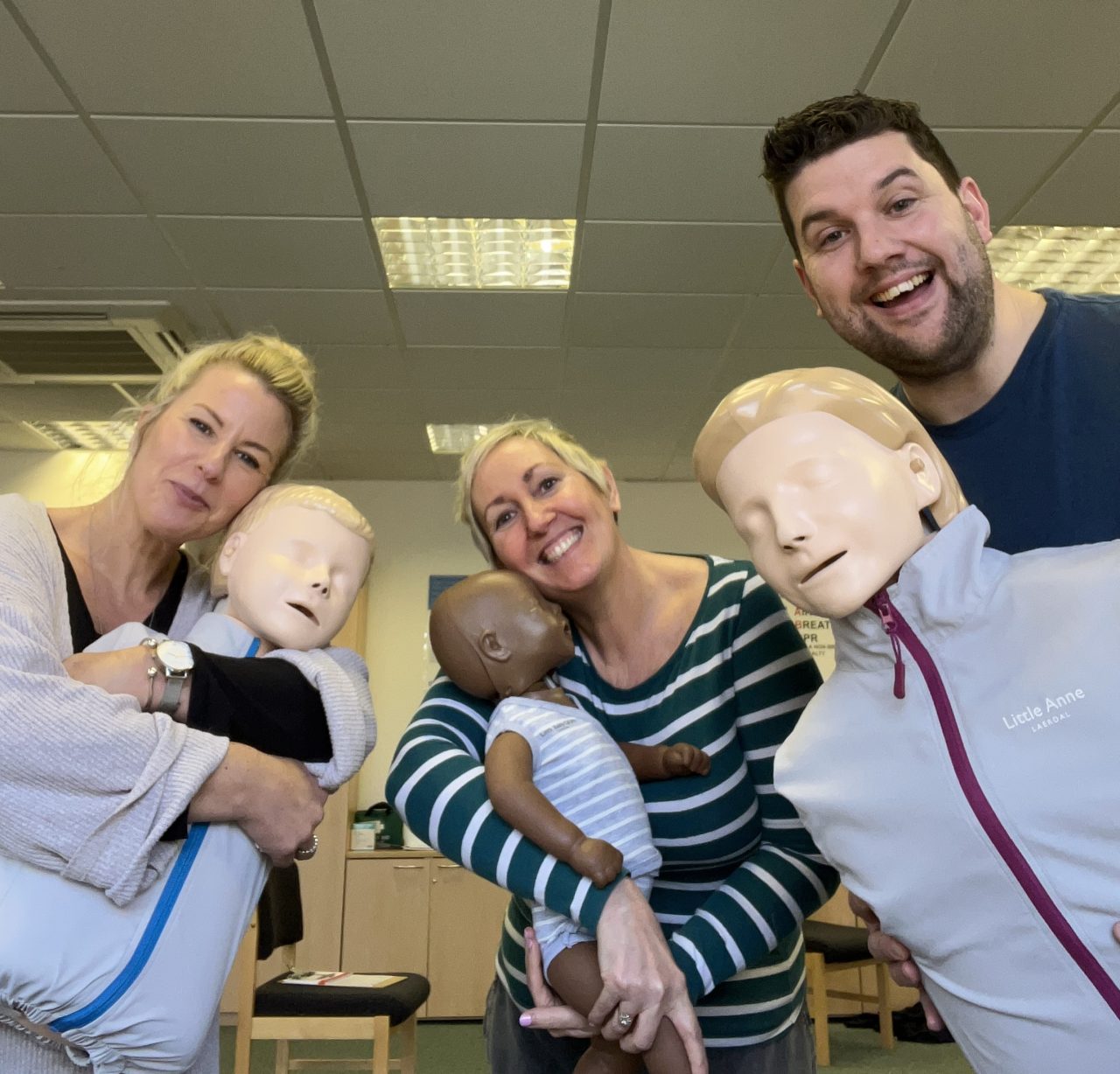 Aaron, Tracey & Jackie Complete First Aid Training